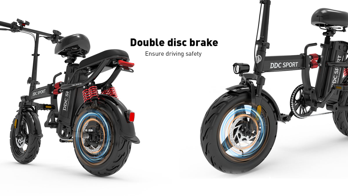 DDC M1 700W 48V/20Ah Electric Bicycle With Removable Battery, Folding ...