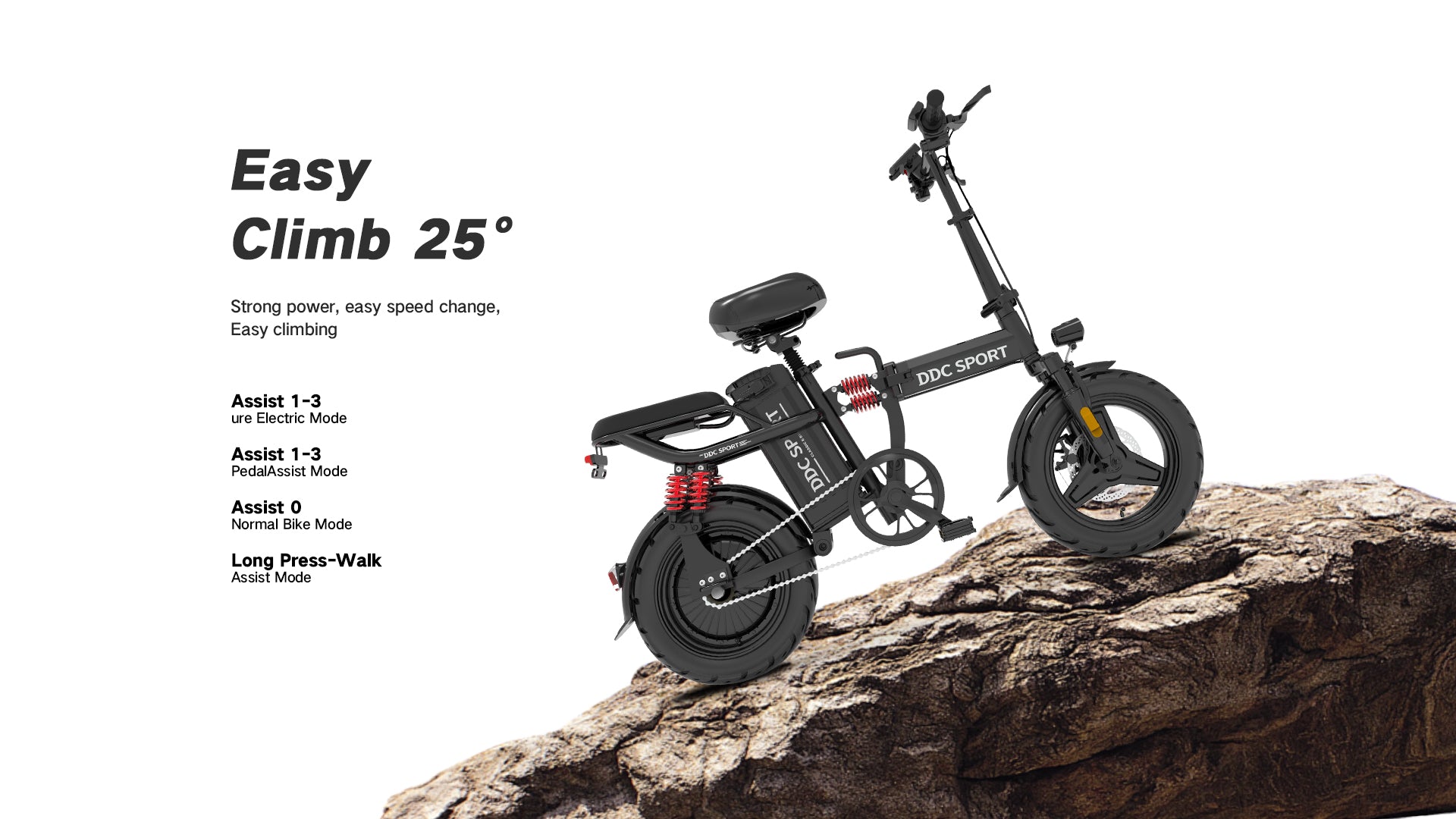 DDC M1 700W 48V/20Ah Electric Bicycle With Removable Battery, Folding ...